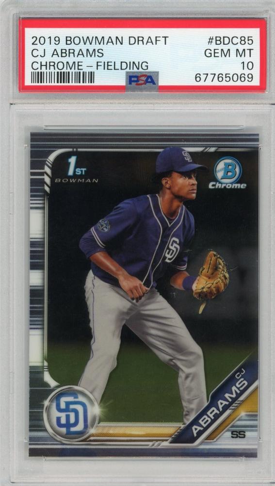 ミントモール / MINT 浦和店 / 2019 Topps Bowma Draft San Diego Padres CJ Abrams Base Chrome (PSA 10)