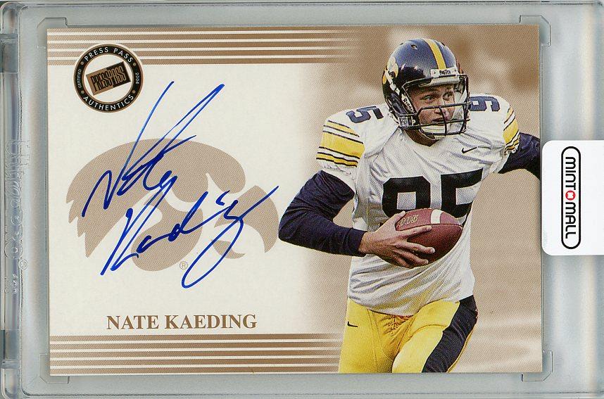 ミントモール / MINT 梅田店 / 2004 PRESS PASS Nate Kaeding Autograph