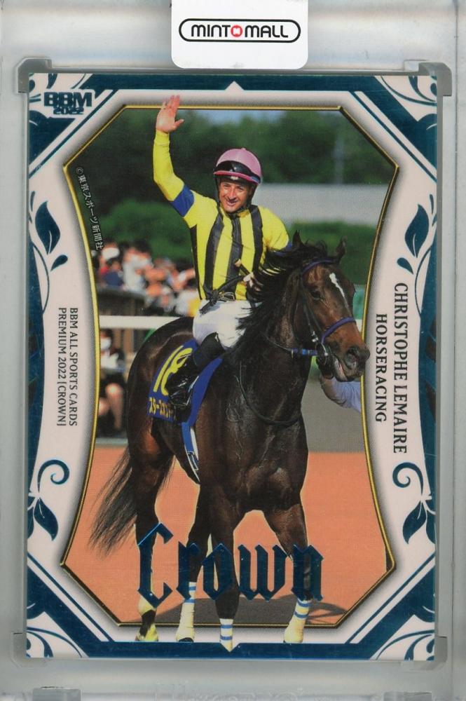 ミントモール / MINT 浦和店 / 2022 BBM CROWN 競馬 クリストフ・ルメール レギュラーカード スカイブルー箔版(パラレル版) 12/30