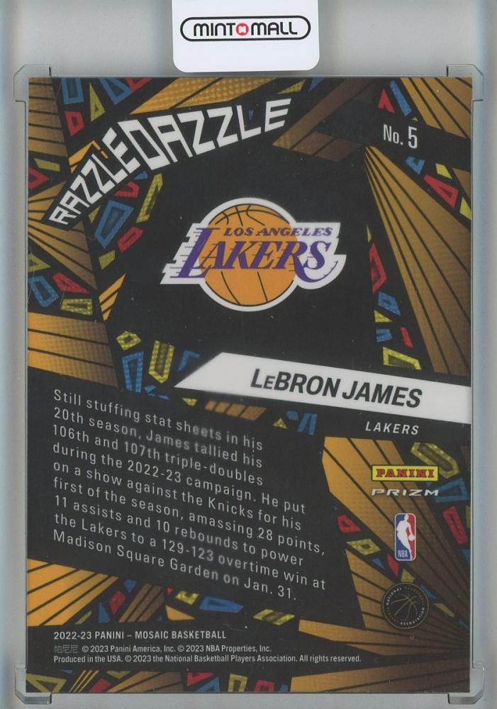 ミントモール / MINT 池袋店 / 2022-23 Panini Mosaic Basketball LeBron James Razzle Dazzle/#5