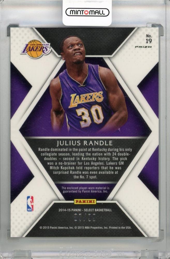 ミントモール / MINT 新宿店 / 2014-15 PANINI Select Rookie Swatches Prizms Purple ...