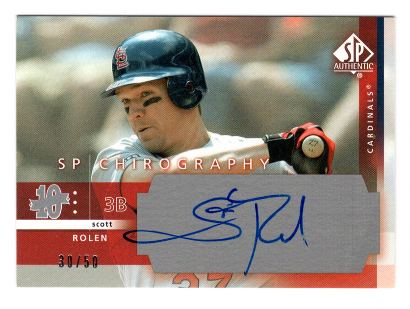 ミントモール / MINT 仙台店 / 2003 SP Authentic Scott Rolen Autograph 30/50