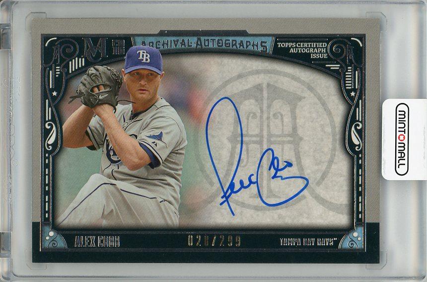 ミントモール / MINT 梅田店 / 2016 TOPPS Museum Collection Alex Cobb Autograph ...