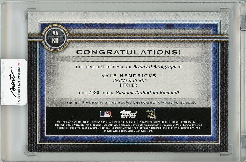 ミントモール / MINT 梅田店 / 2020 TOPPS Museum Collection Kyle Hendricks ...