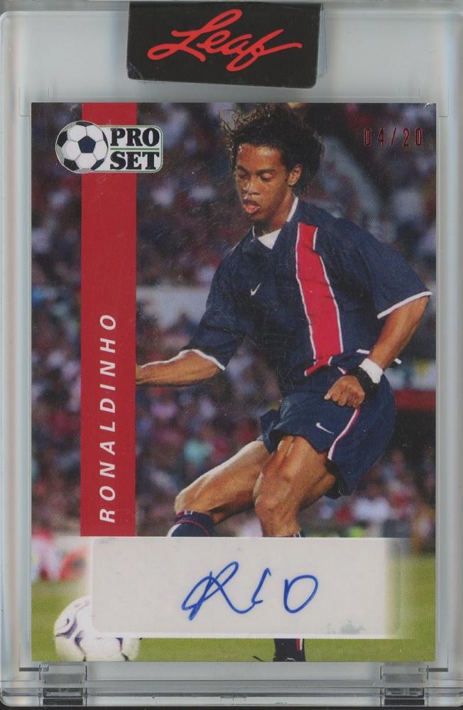 ミントモール / MINT 池袋店 / 2022 Pro Set Soccer Ronaldinho Base Autographs Gray ...