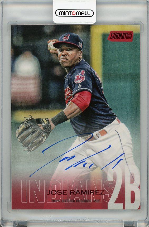 ミントモール / MINT 梅田店 / 2018 TOPPS Stadium Club Jose Ramirez Autograph 17/50