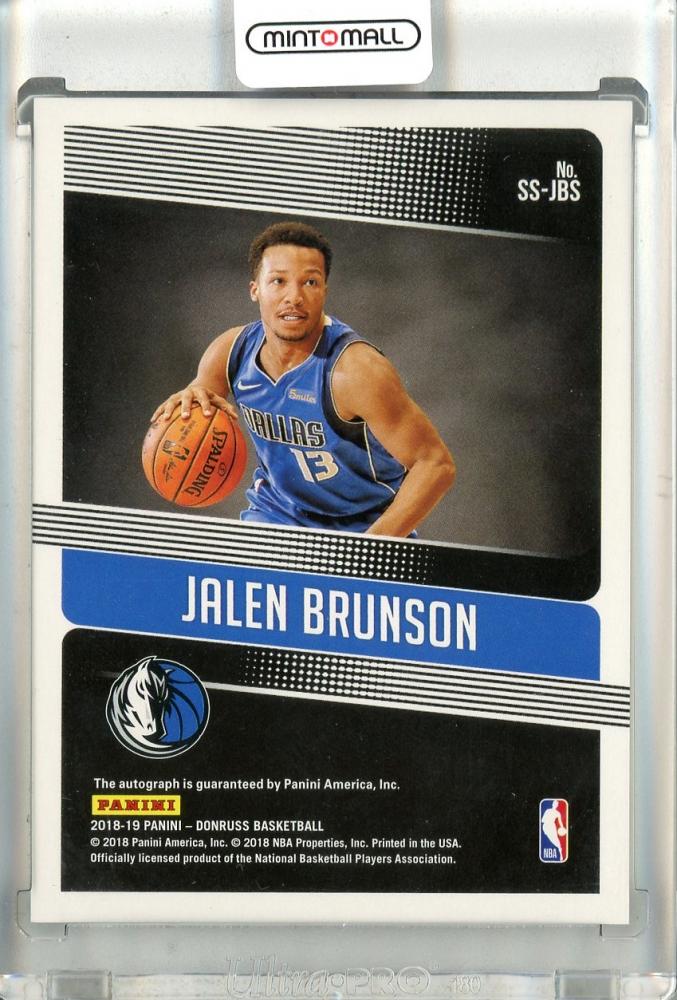 ミントモール / MINT 立川店 / 2018-19 Panini Donruss Jalen Brunson SS-JBS ...