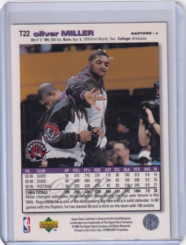 ミントモール / MINT 浦和店 / 1995-96 Collector's Choice Toronto Raptors Oliver ...