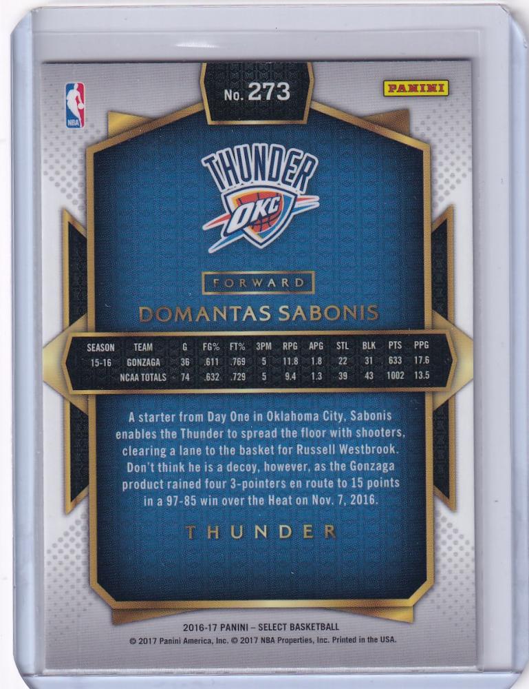 ミントモール / MINT 浦和店 / 2016-17 Panini Select Oklahoma City Thunder ...