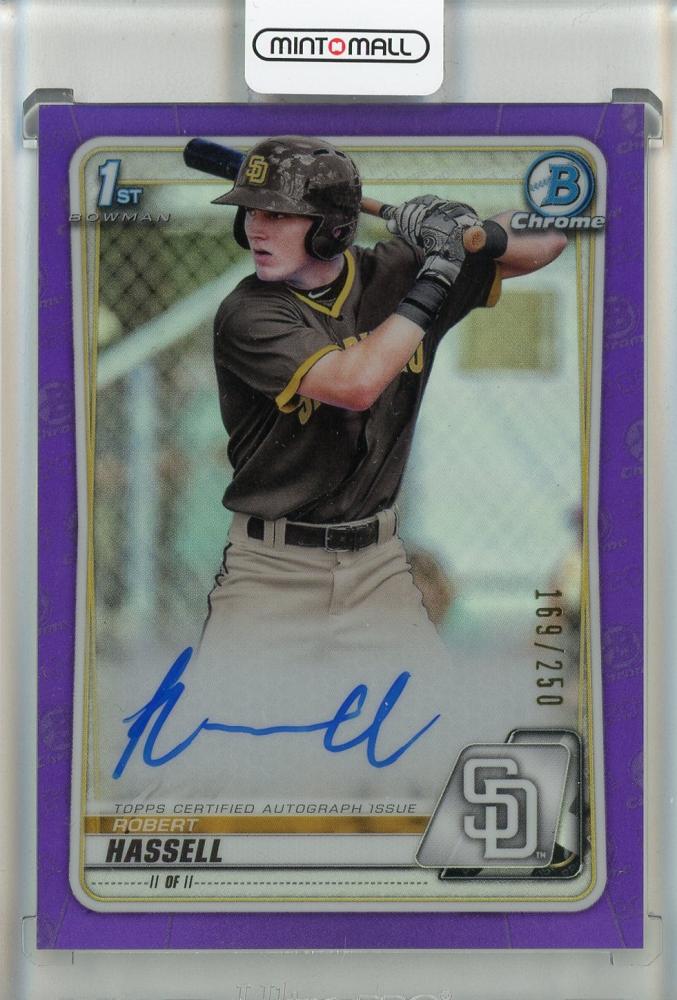 ミントモール / MINT 池袋店 / 2020 Bowman Chrome Draft Robert Hassell Autographs ...