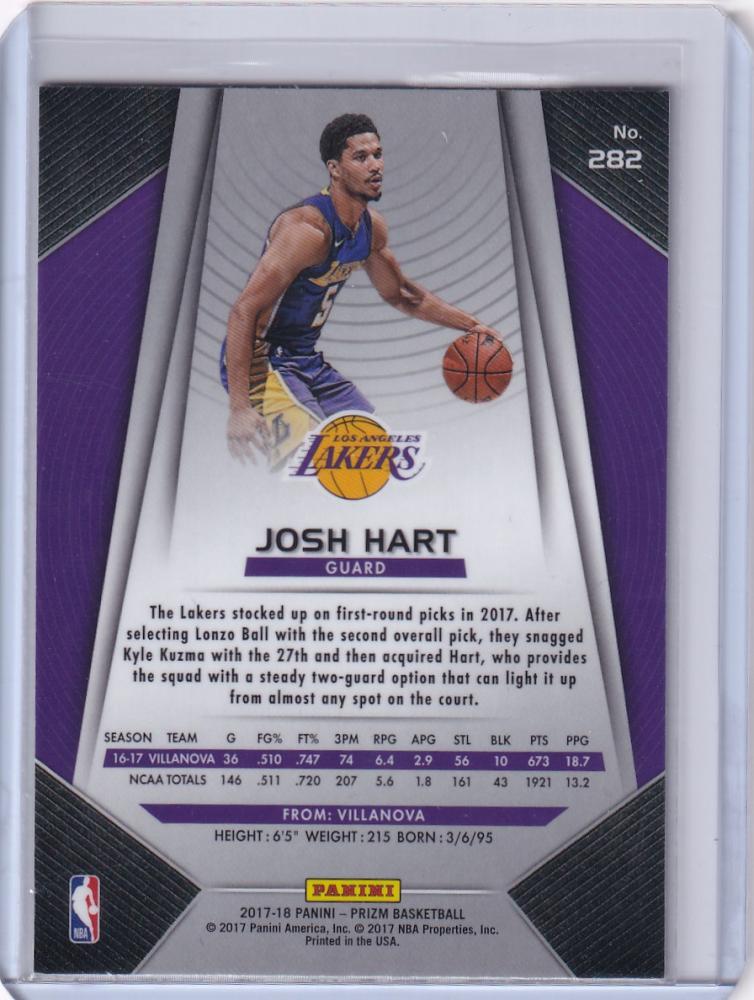 ミントモール / MINT 浦和店 / 2017-18 Panini Prizm Los Angeles Lakers Josh Hart Base