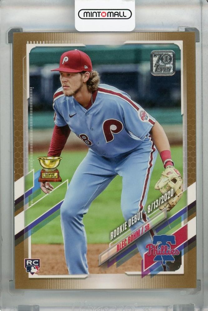 ミントモール / MINT 浦和店 / 2021 Topps Update Series Philadelphia Phillies Alec Bohm Base Gold (RC)(パラレル ...