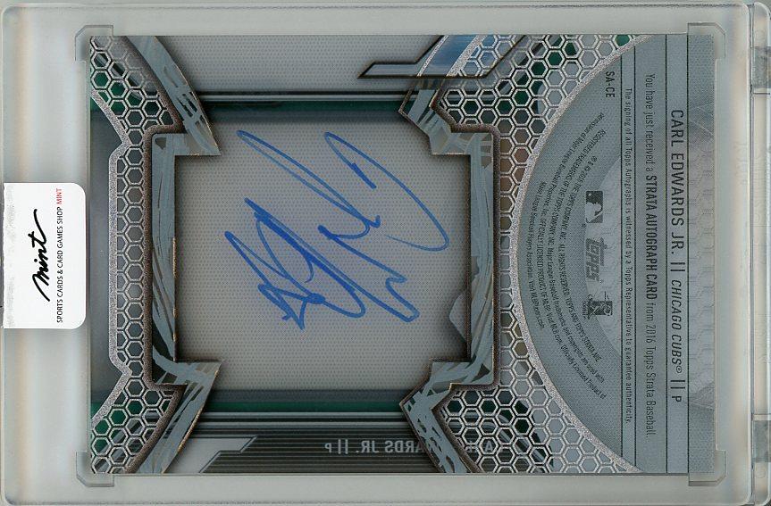 ミントモール / MINT 梅田店 / 2016 TOPPS Strata Carl Edwards Jr. Autograph (RC) 15/75