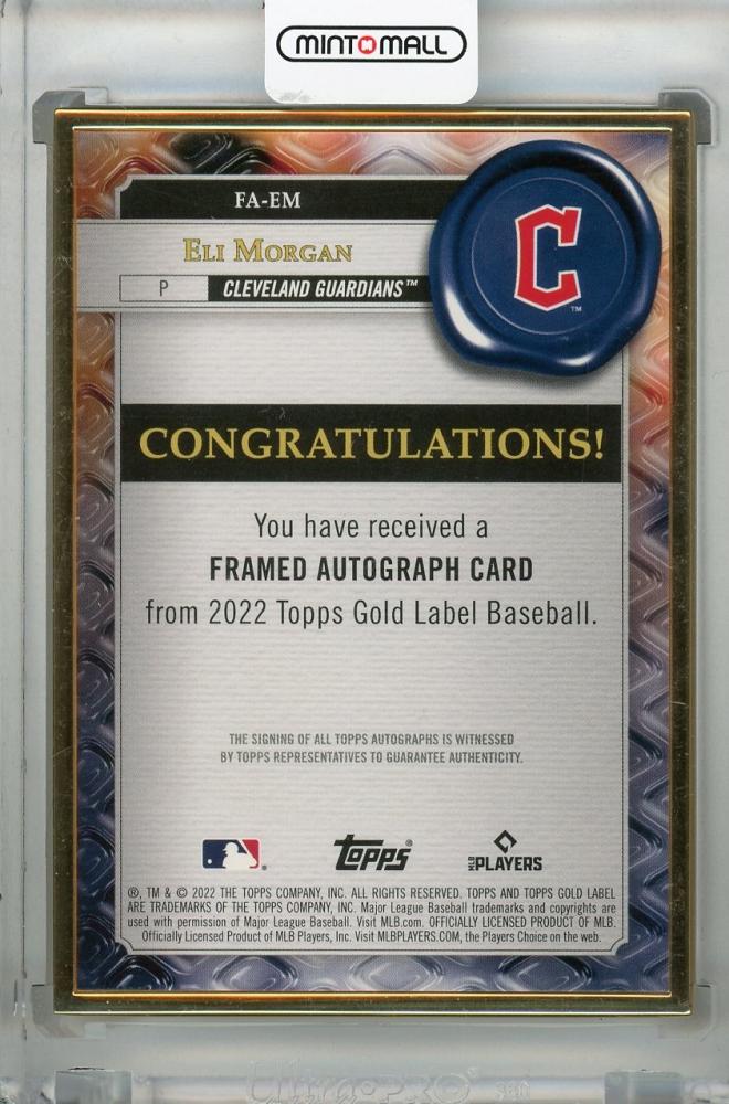 ミントモール / MINT 浦和店 / 2022 Topps Gold Label Cleveland Guardians Eli ...