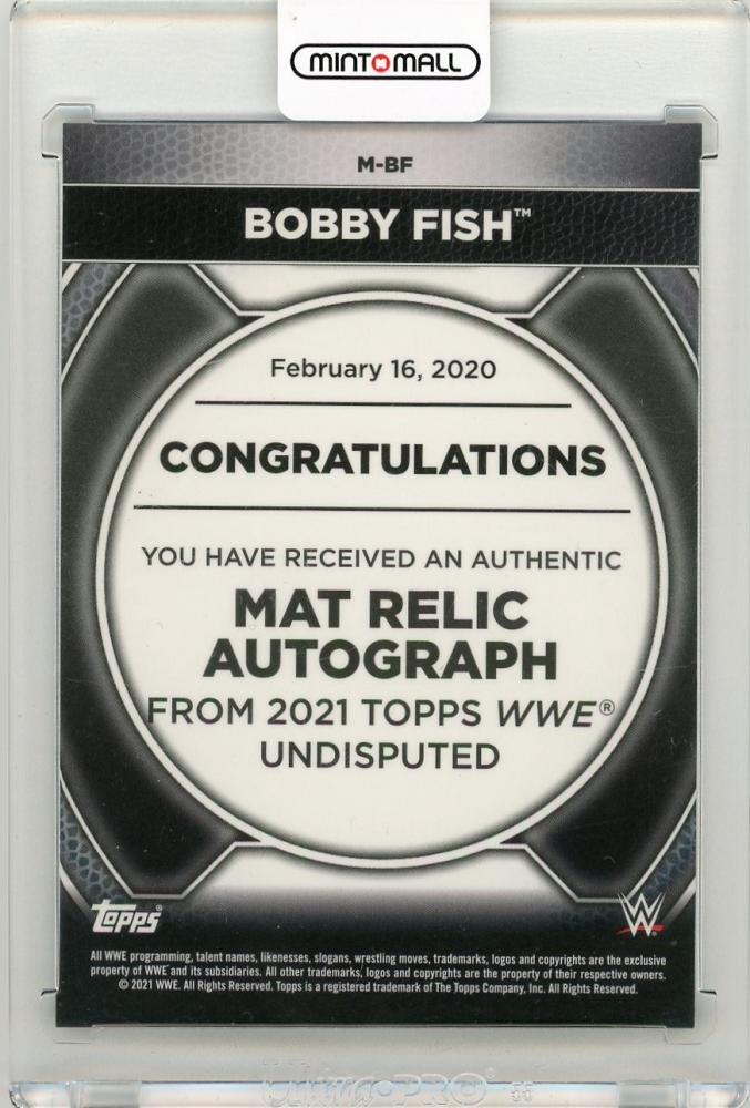 ミントモール / MINT 新宿店 / 2021 TOPPS WWE Undisputed Autographed Mat Relics ...
