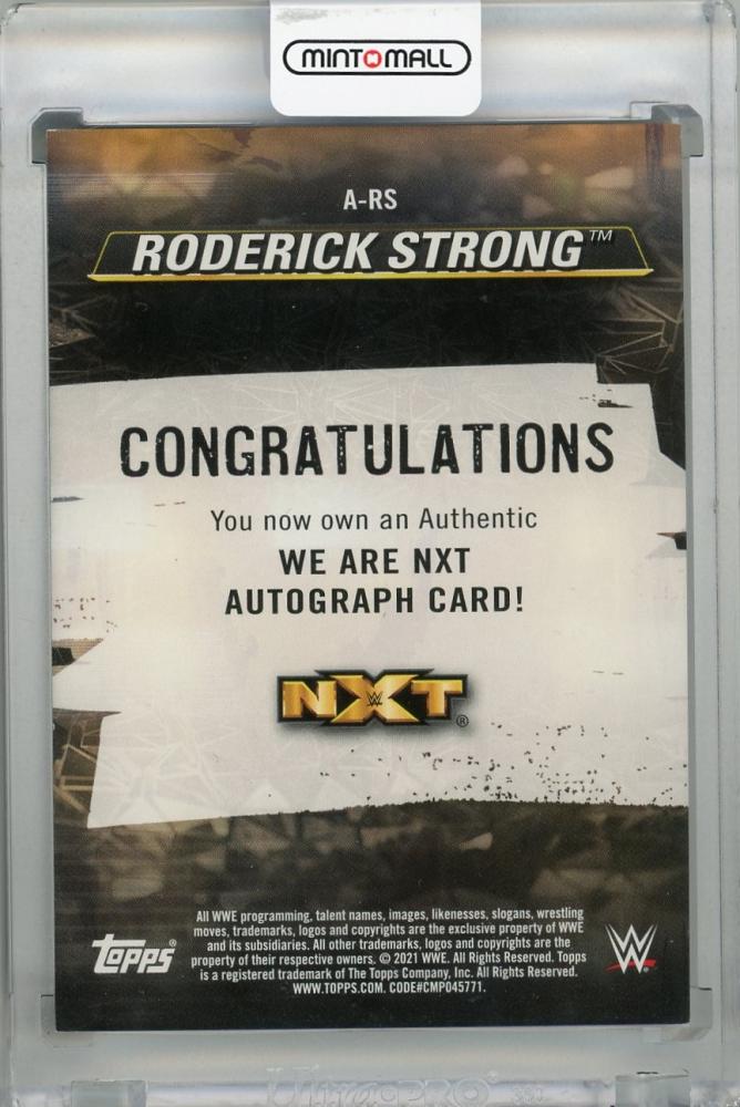 ミントモール / MINT 新宿店 / 2021 TOPPS WWE NXT We Are NXT Autographs Gold ...