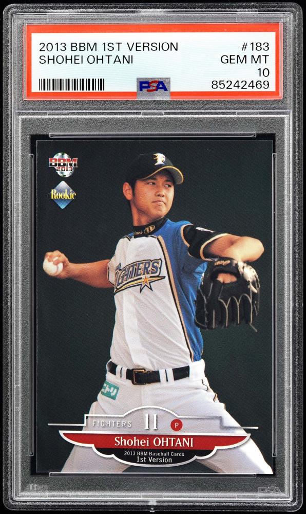 ミントモール / MINT VAULT店 (MSV委託品通販) / 2013 BBM 1st Version #183 大谷翔平 RC【PSA GEM MT 10】 北海道日本ハムファイターズ