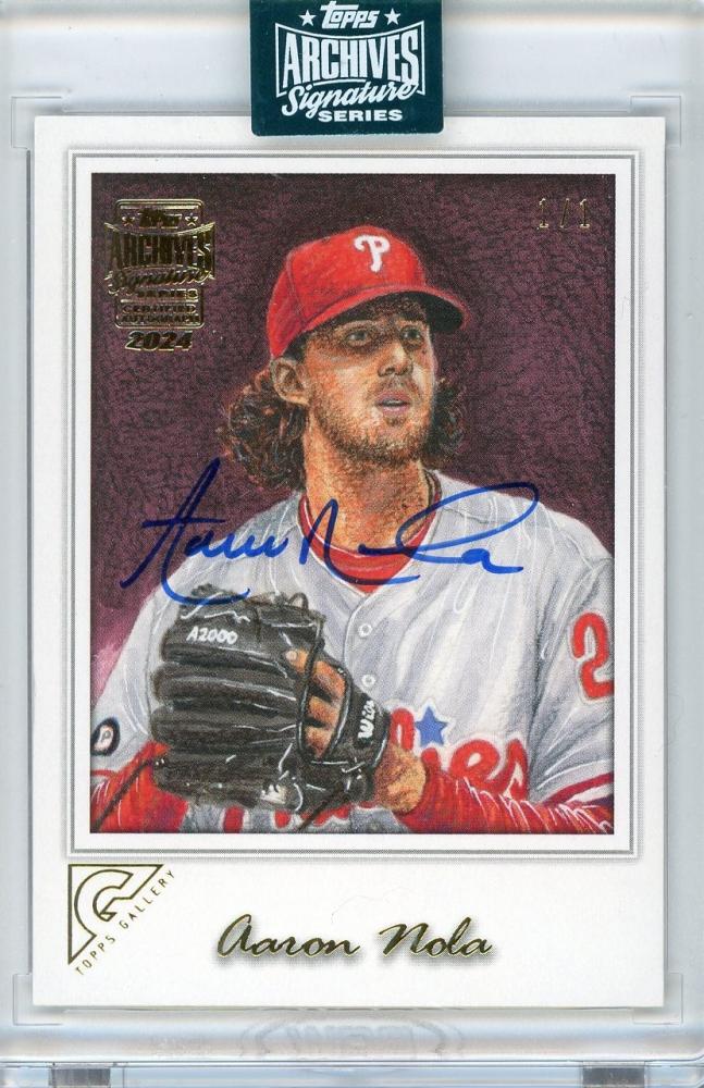 ミントモール / MINT 新宿店 / 2024 TOPPS Archives Signature Series Aaron Nola ...