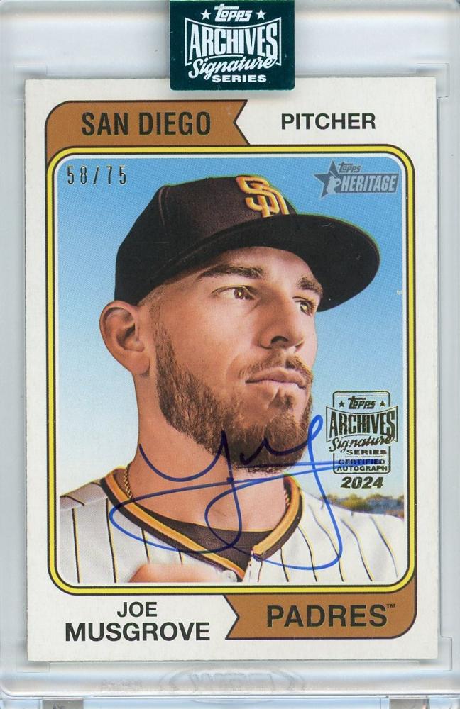 ミントモール / MINT 新宿店 / 2024 TOPPS Archives Signature Series Joe Musgrove ...