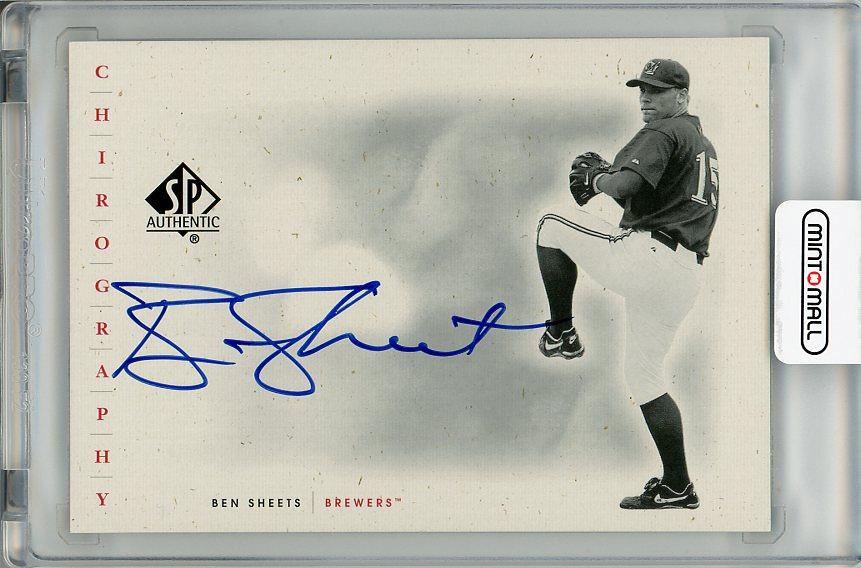 ミントモール / MINT 梅田店 / 2001 UPPER DECK SP Authentic Ben Sheets Autograph