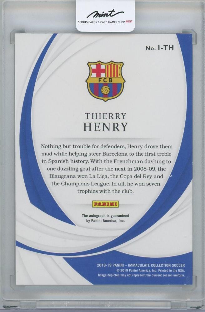 ミントモール / MINT 横浜店 / 2018-19 PANINI Immaculate Collection Ink / THIERRY ...