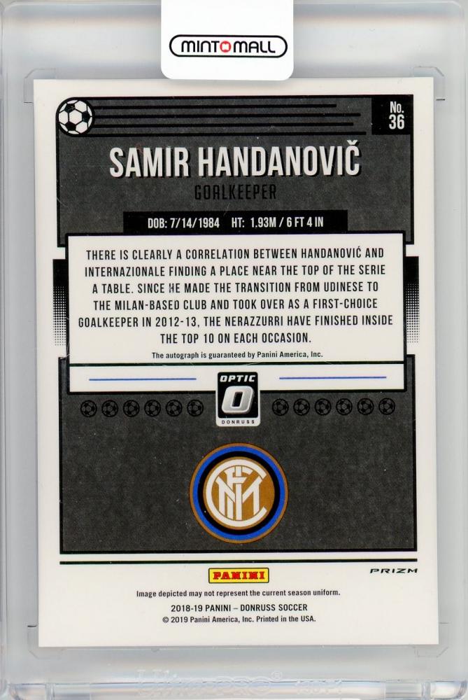 ミントモール / MINT 吉祥寺店 / 2018-19 PANINI Donruss FC Internazionale Milano Samir Handanovic #36 Base ...