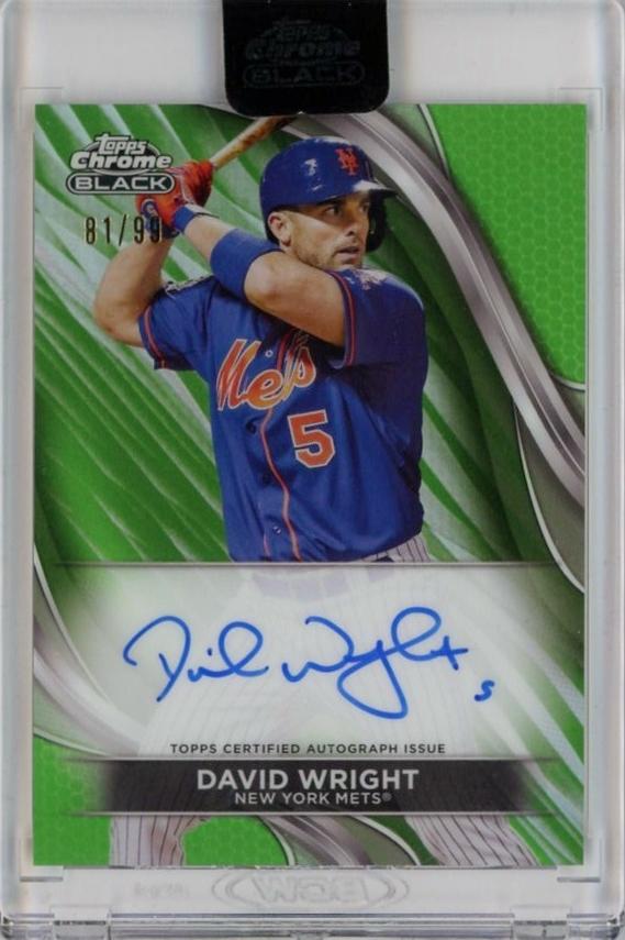 ミントモール / MINT 千葉店 / 2024 Topps Chrome Black David Wright Autographs ...