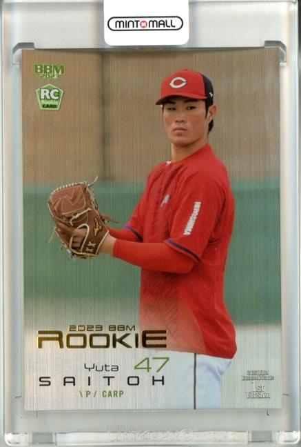 ミントモール / MINT 池袋店 / 2023 BBM 1stバージョン 広島 斉藤優汰 レギュラー 金箔版 092/100