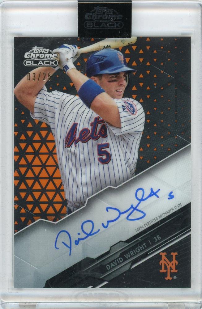 ミントモール / MINT 渋谷店 / 2020 Topps Chrome Black David Wright Autograph Card ...