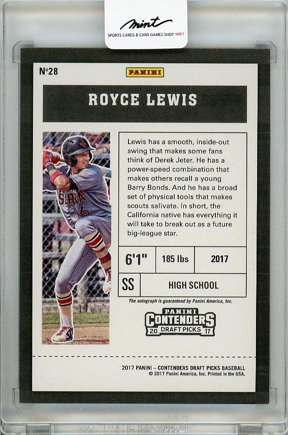 ミントモール / MINT 梅田店 / 2017 PANINI Contenders Draft Picks Royce Lewis ...
