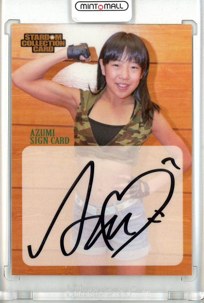 ミントモール / MINT 池袋店 / STARDOM Collection Card 2016 あずみ(AZM) 直筆サインカード
