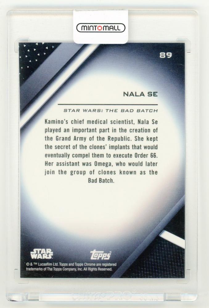 ミントモール / MINT LAB TOKYO店 / 2022 TOPPS Star Wars Chrome Black Base Nala ...