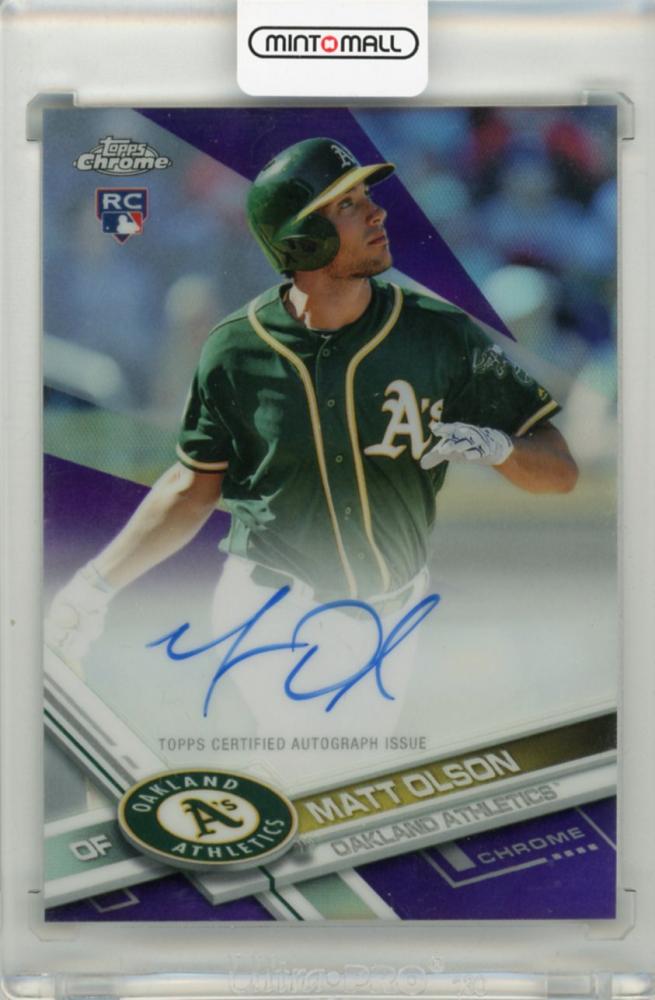 ミントモール / MINT 渋谷店 / 2017 TOPPS CHROME Matt Olson Autograph Card RC 038/250