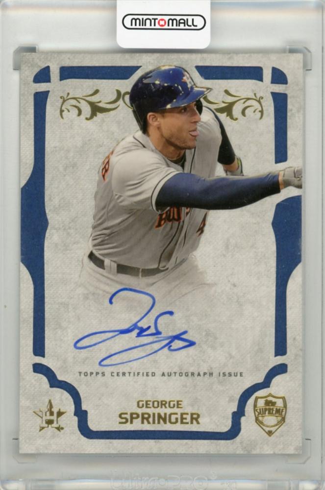 ミントモール / MINT 渋谷店 / 2015 TOPPS SUPREME George Springer Autograph Card