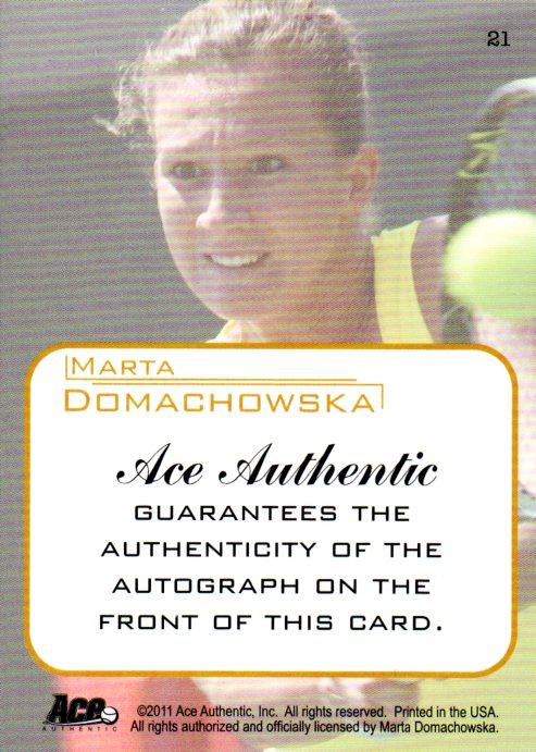 ミントモール / MINT 梅田店 / 2011 ACE Authentic Marta Domachowska Autograph
