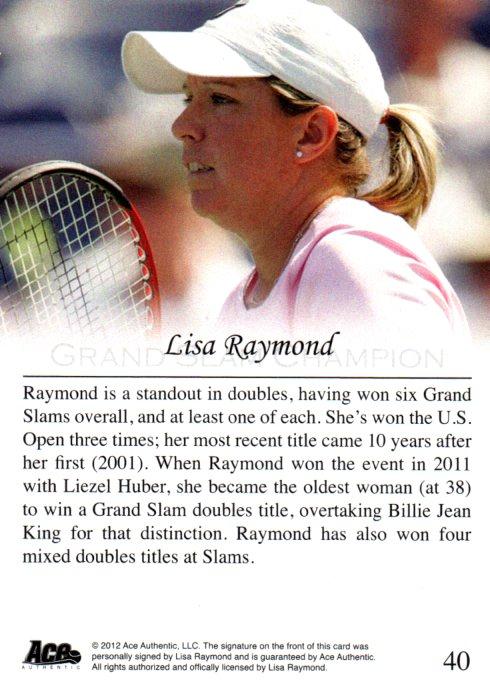 ミントモール / MINT 梅田店 / 2012 ACE Authentic Lisa Raymond Autograph