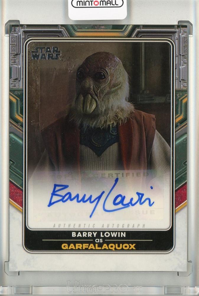 ミントモール / MINT 池袋店 / 2022 Topps Star Wars The Book of Baba Fett Barry Lowin as Garfalaquox Autograph