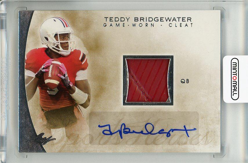 ミントモール / MINT 梅田店 / 2014 LEAF Q Teddy Bridgewater Autograph & Game Worn ...