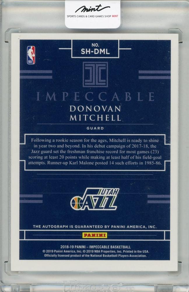 ミントモール / MINT 札幌店 / 2018-19 PANINI Impeccable Donovan Mitchell ...