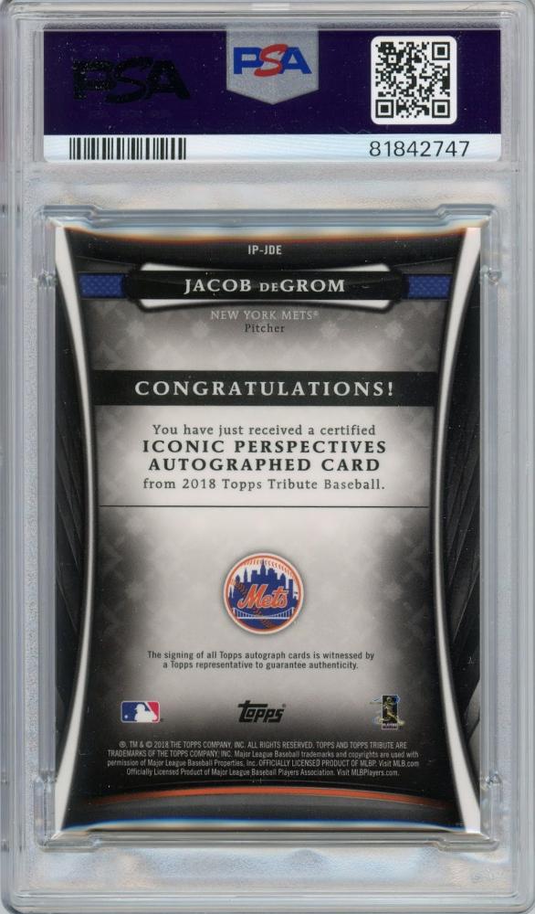 ミントモール / MINT 札幌店 / 2018 TOPPS Tribute Jacob DeGrom Iconic Perspectives ...