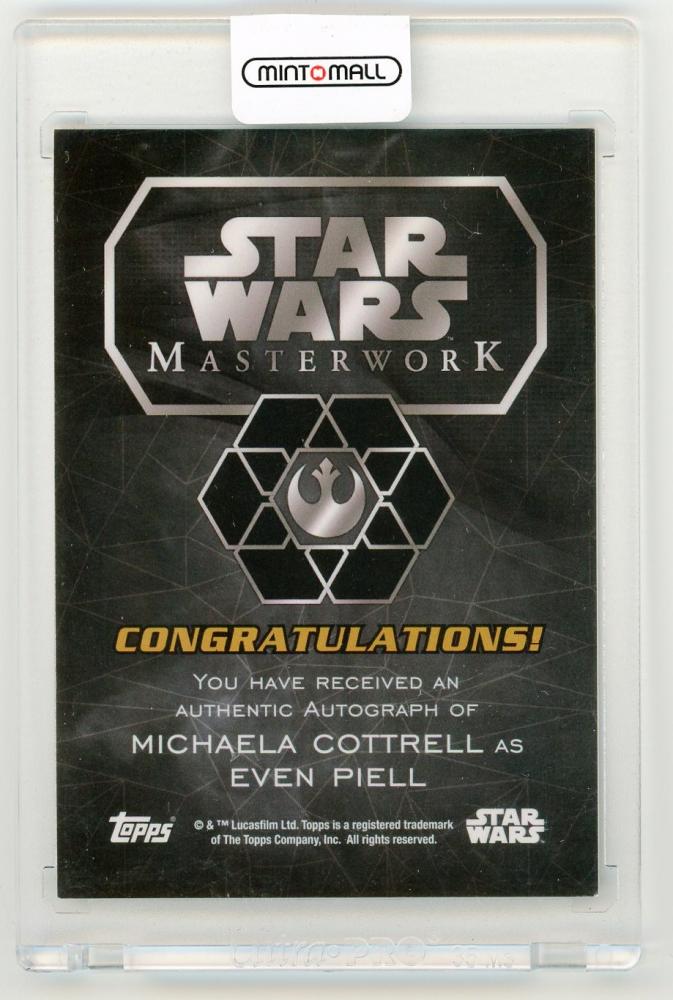 ミントモール / MINT LAB TOKYO店 / 2016 TOPPS Star Wars Masterwork Autograph ...