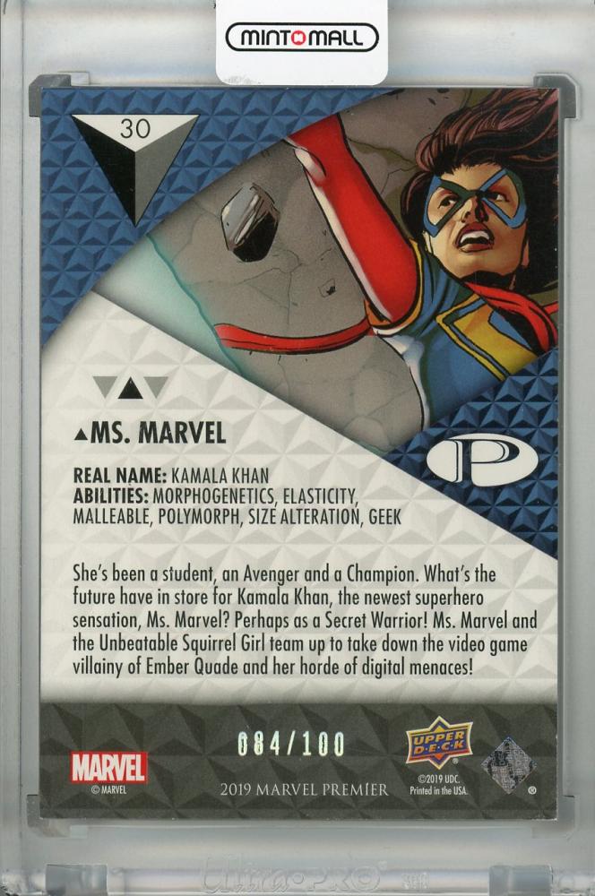 ミントモール / MINT 浦和店 / 2019 Upper Deck Marvel Premier Ms. Marvel Base 084/100