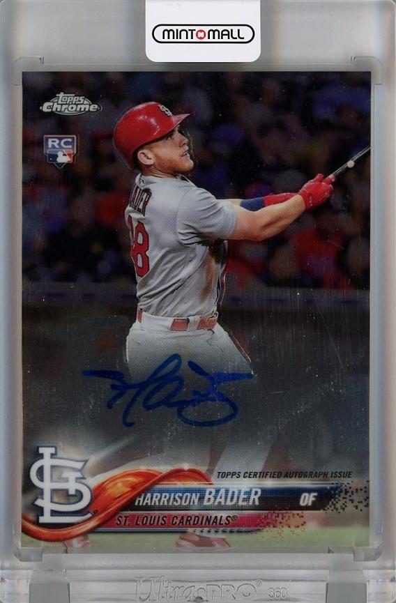 ミントモール / MINT 千葉店 / 2018 Topps Chrome Harrison Bader Rookie Autographs ...