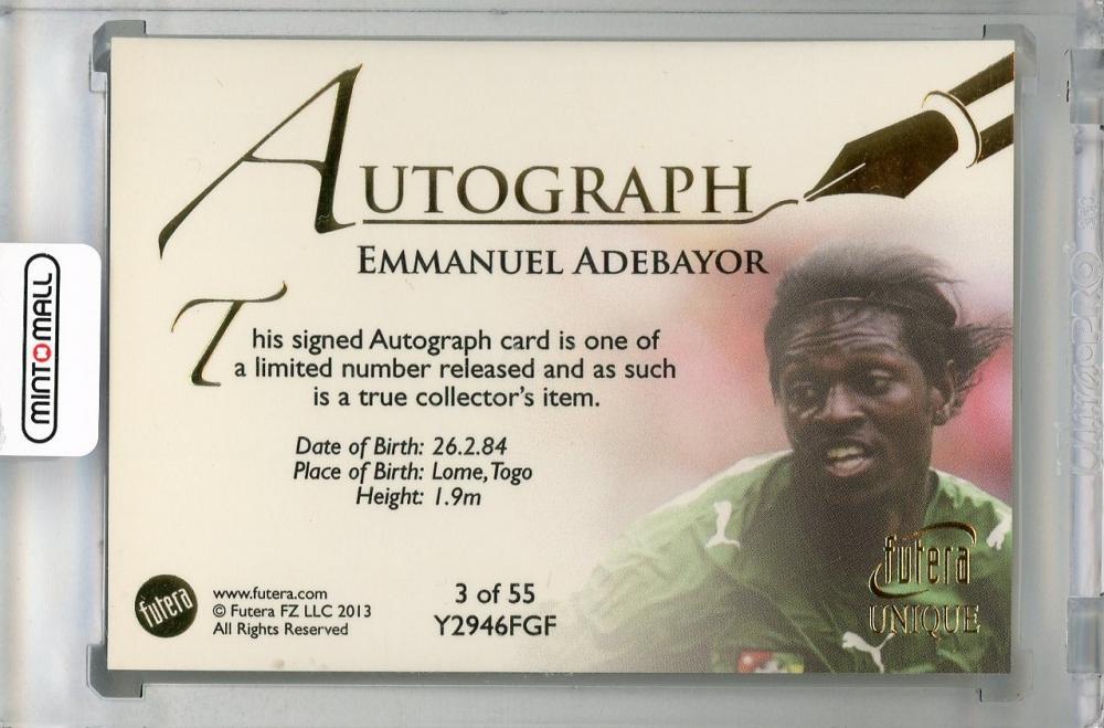 ミントモール / MINT 新宿店 / 2013 FUTERA World Football Unique Autograph ...