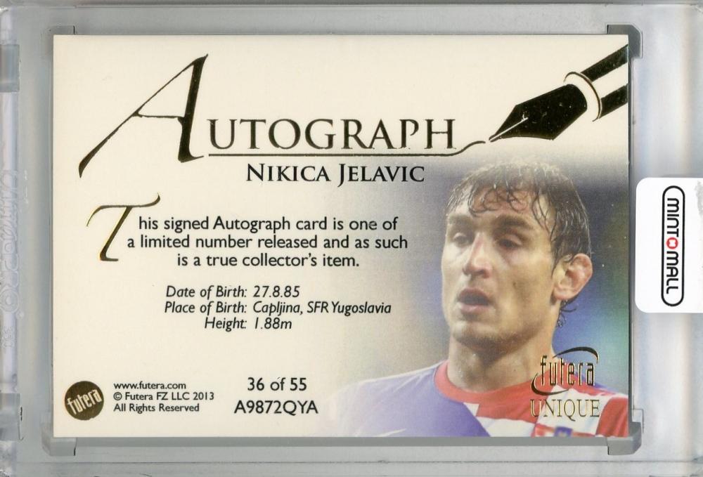 ミントモール / MINT 新宿店 / 2013 FUTERA World Football Unique Autograph Nikica ...