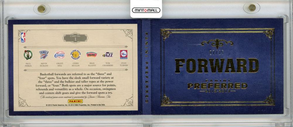 ミントモール / MINT 新宿店 / 2012-13 PANINI Preferred Forward Memorabilia Prime ...