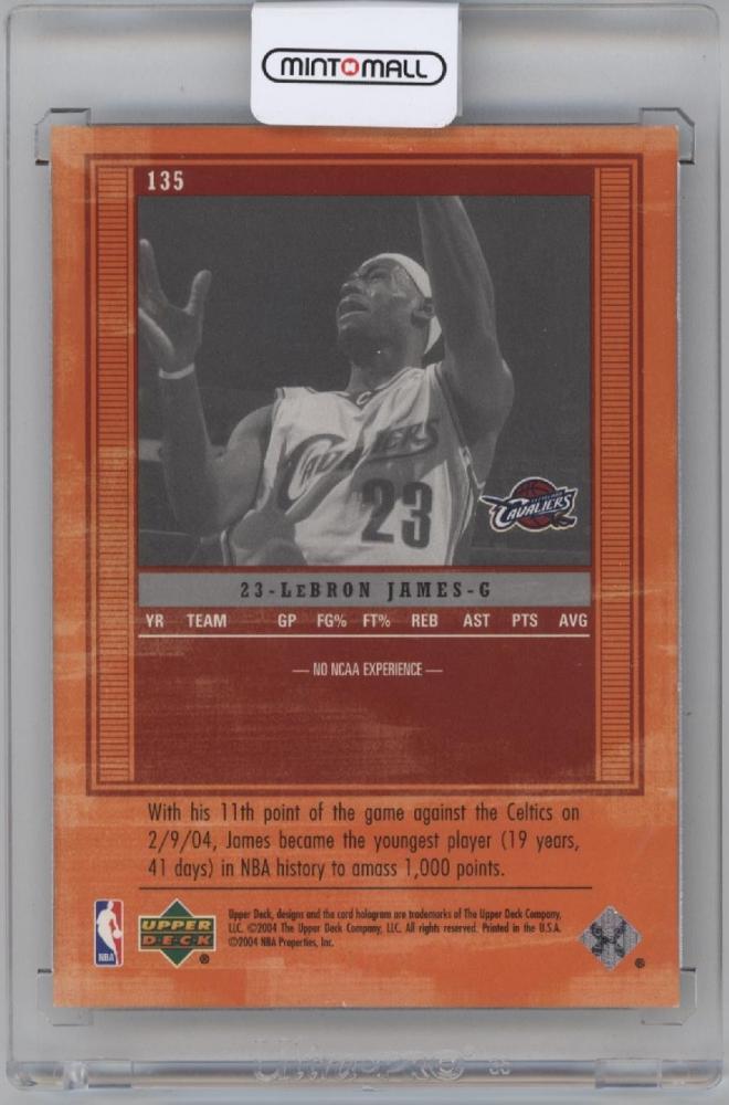 ミントモール / MINT 立川店 / 2003-04 UPPER DECK UD LEGENDS Lebron James #135 ...