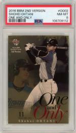 ミントモール / MINT 札幌店 / 2016 BBM 2nd バージョン 大谷翔平 One and Only #OO02【PSA8】《Near MINT-MINT》北海道日本ハムファイターズ