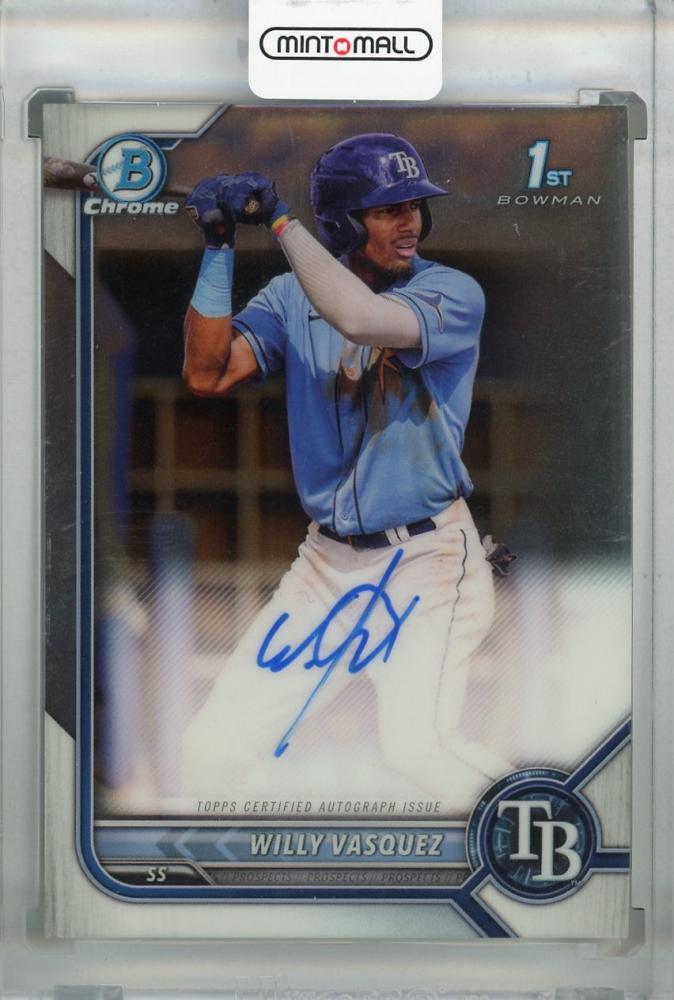 ミントモール / MINT 浦和店 / 2022 Topps Bowman Chrome Tampa Bay Rays Willy Vasquez Chrome Prospect Autographs