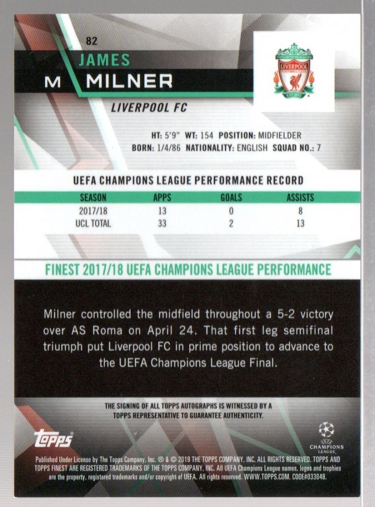 ミントモール / MINT 吉祥寺店 / 2018-19 Toops Finest UEFA Champions League ...